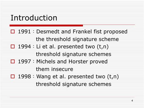 an efficient threshold rsa digital signature scheme ppt download