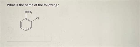 Solved What Is The Name Of The Following What Is The