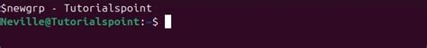 Newgrp Command In Linux