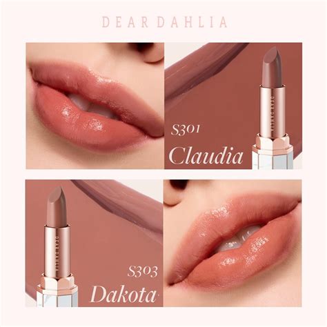 Dear Dahlia Taiwan 迪雅黛麗奧 𝑳𝑰𝑷 𝑷𝑨𝑹𝑨𝑫𝑰𝑺𝑬 𝑺𝑯𝑬𝑬𝑹 𝑫𝑬𝑾 𝑳𝑰𝑷𝑺𝑻𝑰𝑪𝑲💄 👄 天堂水盈唇膏【色號