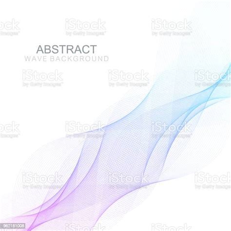 추상 파 배경입니다 기하학적 디자인 브로셔 전단지 보고서 웹사이트 배너에 대 한 템플릿 벡터 일러스트 레이 션 0명에 대한 스톡