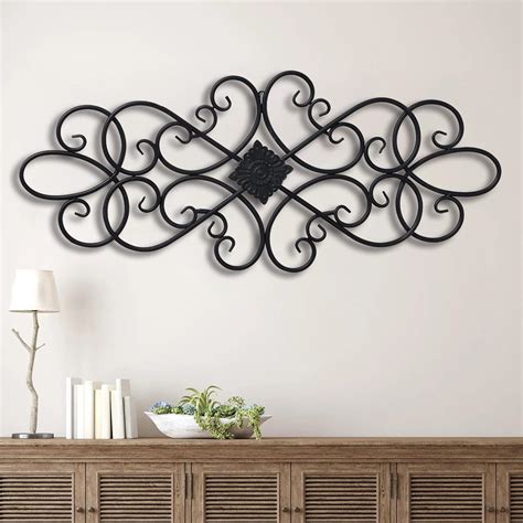 Sintosin Vintage Wrought Iron Wall Decor Flower Scroll Metal India Ubuy