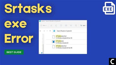 srtasks exe system protection background tasks guide [2022]