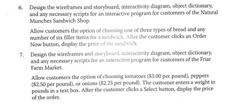 Design The Wireframes And Storyboard Chegg