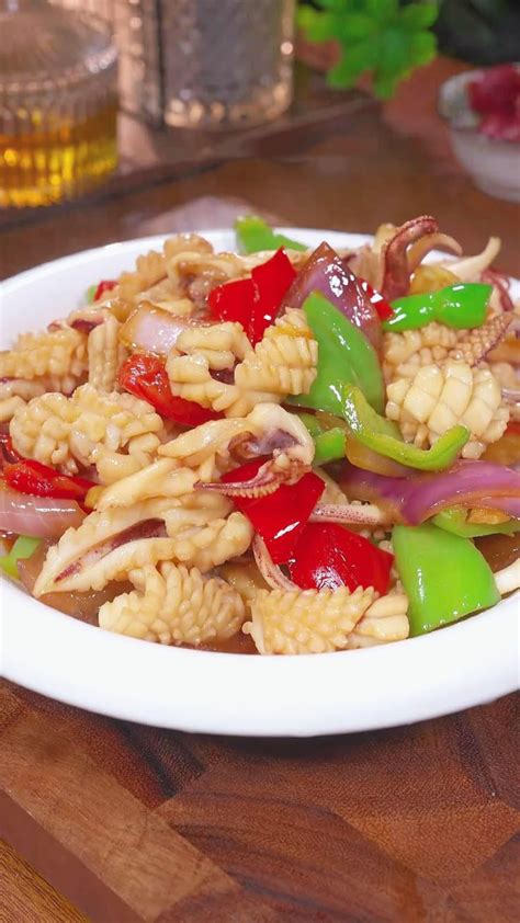 Delicious Chinese Squid Stir Fry