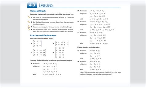 Solved Exercises Concept Check Determine Whether Each Chegg
