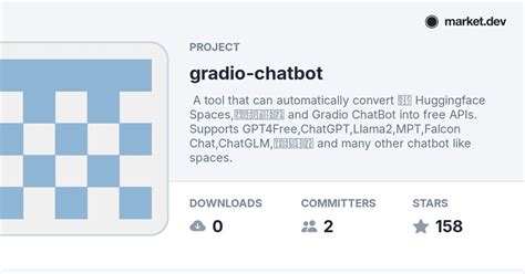 Gradio Chatbot Ecosystem Directory Market Dev