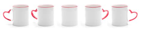 하트 모양의 빨간 손잡이가 있는 흰색 컵의 다양한 보기 집합 0명에 대한 스톡 사진 및 기타 이미지 0명 가정 생활 가정 주방 Istock