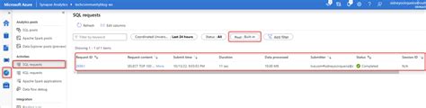 Monitoring Serverless Sql Ended Requests By Using Log Analytics