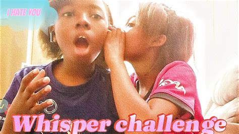 Whisper challenge (be like) 🎀👆besties content - YouTube