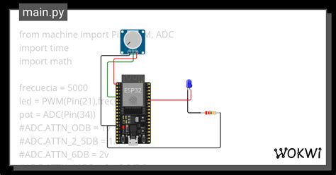 Ejemplo Potenciador Wokwi Esp32 Stm32 Arduino Simulator