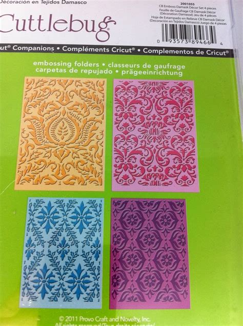 Obsessed With Scrapbooking New Cuttlebug Folders