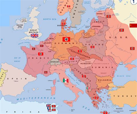 Mapas De La Segunda Guerra Mundial
