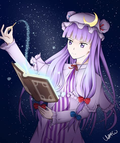 Patchouli Knowledge Fanart By Usagipyon19 On Deviantart