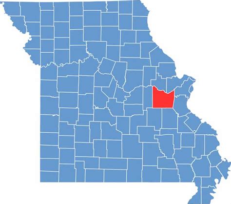Franklin County Map Missouri Us County Maps