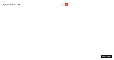 react simple switch examples codesandbox