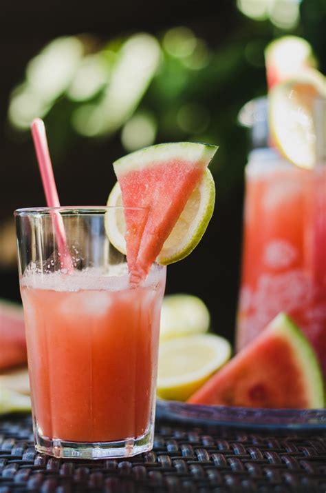 Cocktail Pastèque Citron Cerise Et Praline