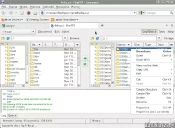 Konfiguracja połączenia FTP za pomocą FireFTP Linuxiarze pl