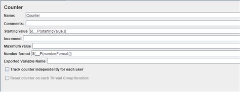 counter global incrementing field that could used in thread groups in