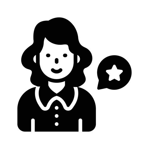 Person With A Star Representing Performance Assessment 52137593 Vector