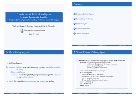 3 Solving Problems By Searching Problem