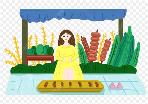 만화 봄 일러스트 캐릭터 투어 소풍 소녀 피크닉 작은 신선한 스타일 캐릭터 작은 신선한 스타일 만화 Png 일러스트 및 Psd 이미지 무료 다운로드 Pngtree