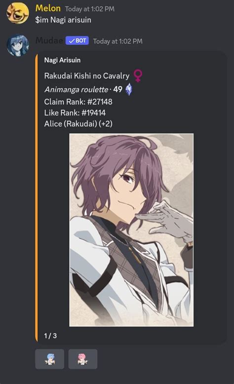 W Mudae For Having Trans Characters Marked As Their Gender And Not Sex R Mudae