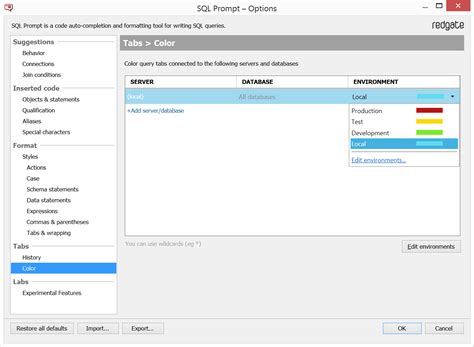 Redgate Sql Prompt 65 Tab Coloring Cathrine Wilhelmsen