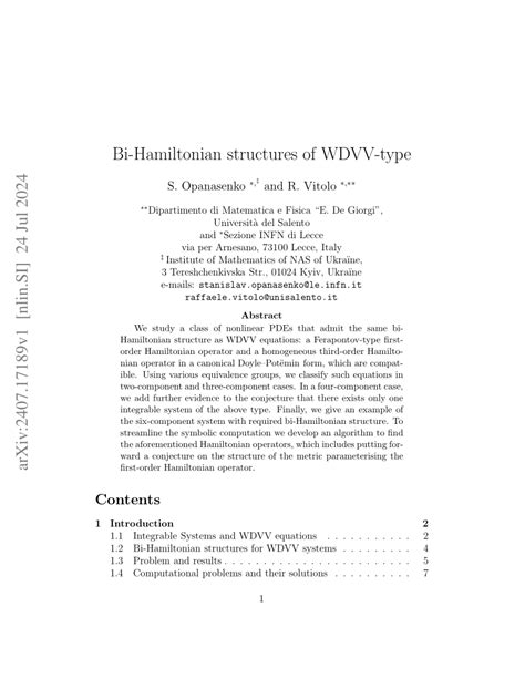 pdf bi hamiltonian structures of wdvv type