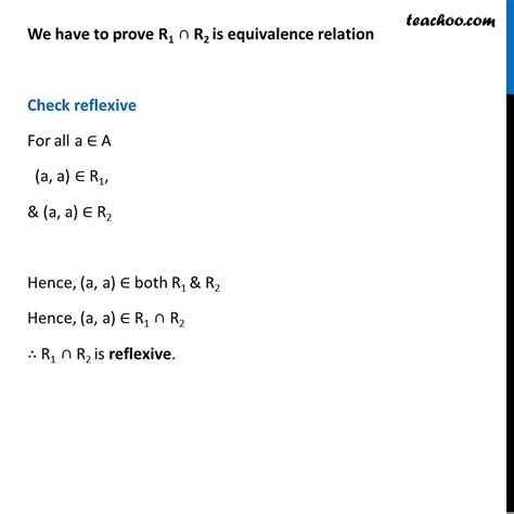example 18 if r1 r2 are equivalence relations in set a