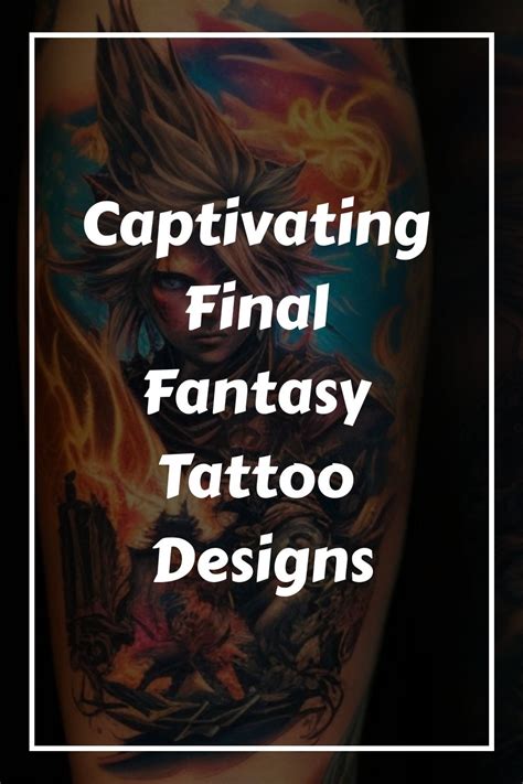 Final Fantasy Tattoo Ideas
