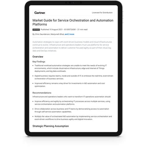 Gartners Workload Automation Trends For 2022 Redwood
