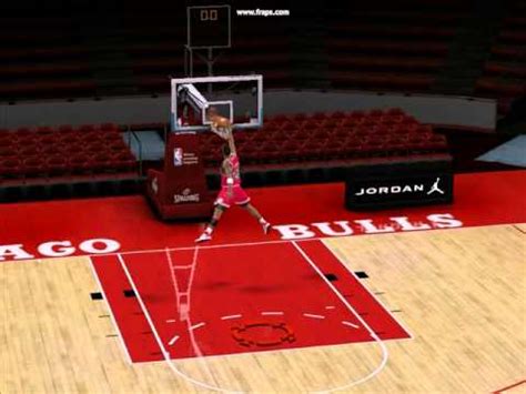 Michael Jordan Dunk From Free Throw Line In Slow Motion Youtube