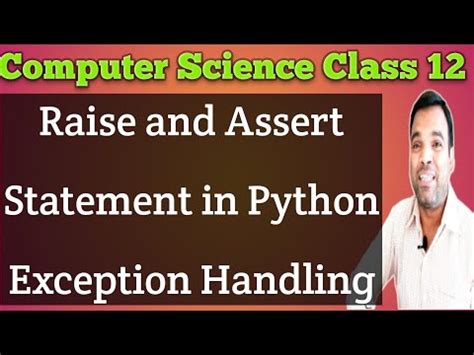 Raise And Assert Statement In Python Exceptions In Python Computer