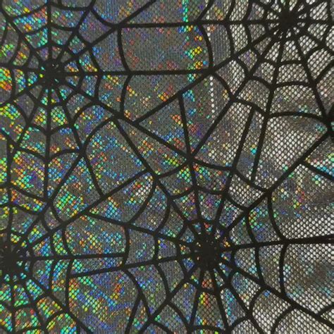 Spider Flocked 4 Way Stretch Nylon Spandex Fabric Spandex Palace