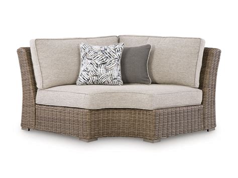 Ashley Laguna Heights L Shaped 4 Piece Outdoor Sectional At Sohomod
