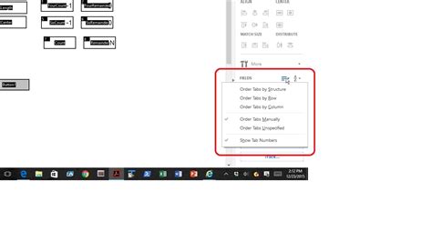 solved tab order in field pane in acrobat pro dc adobe product