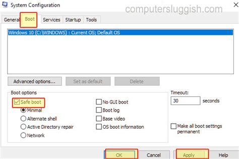 How To Enable Safe Mode In Windows 10 ComputerSluggish