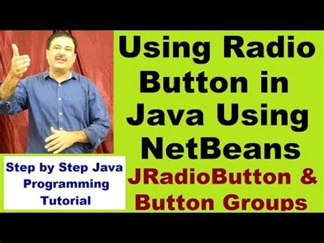 Teacher Writer And Speaker How To Use Radio Button In NetBeans Java Swing