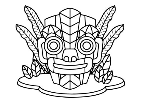 Mayan Maya Coloring Pages Glyphs Mayas Stela Printable Numbering