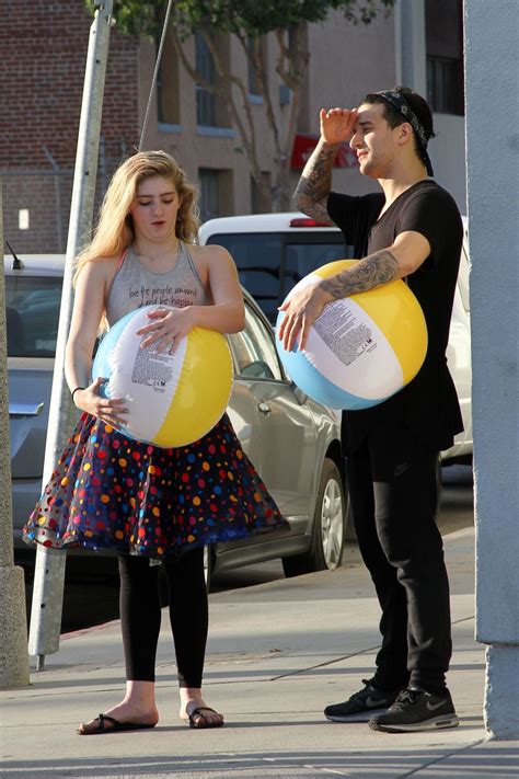 Willow Shields On The Set Of Dwts Commercial In Hollywood Hawtcelebs
