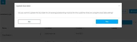 Setting Invoice Due Dates And Default Due Dates For Customers