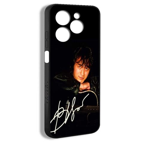чехол для смартфона Подходит для Tecno Spark 20 Pro Виктор Цой музыка рок мода подпись Qae11