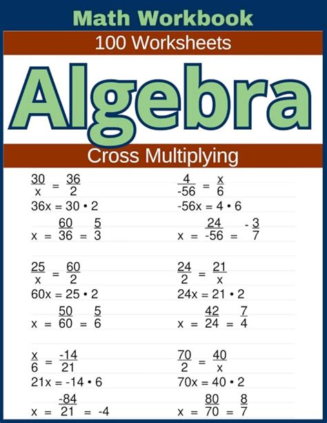 Cross Multiplication Worksheet Cross Multiply Definition Steps