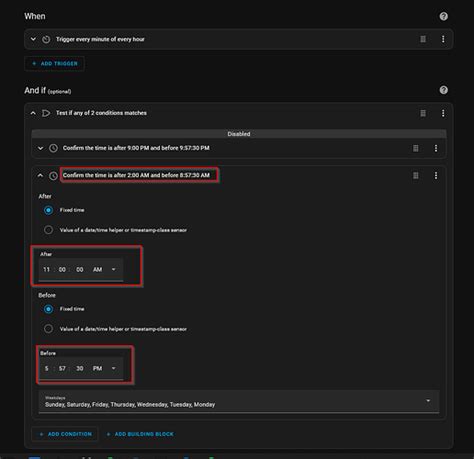 Time Shown In Automation Condition Configuration Home Assistant Community