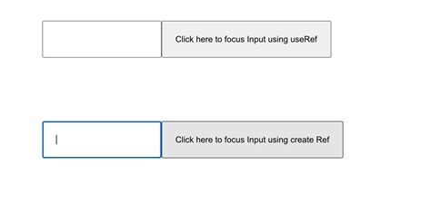 react createref vs useref difference with example codez up