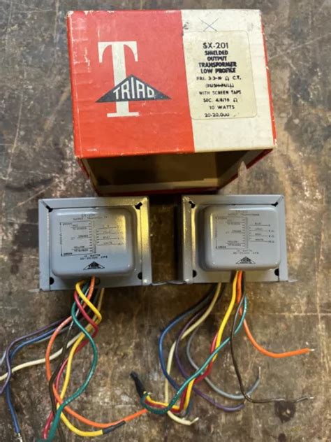 Triad Output Transformer Sx 201 3300 Pri 4 8 16 Ohm Sec For Mullard El34 £100 66 Picclick Uk