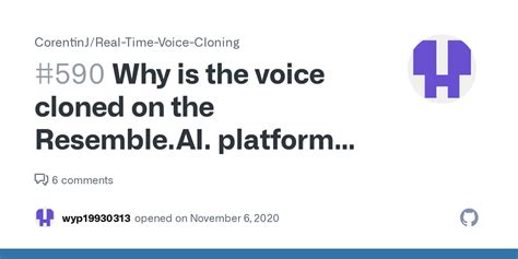 Why Is The Voice Cloned On The Resembleai Platform Better Than This Project · Issue 590
