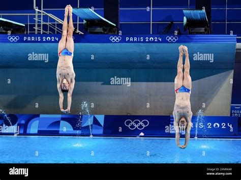 Frances Jules Bouyer And Alexis Jandard During The Mens Synchronised