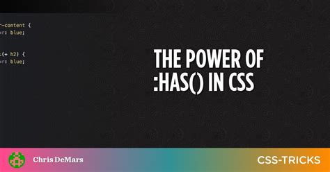 adel kamel on linkedin the power of has in css
